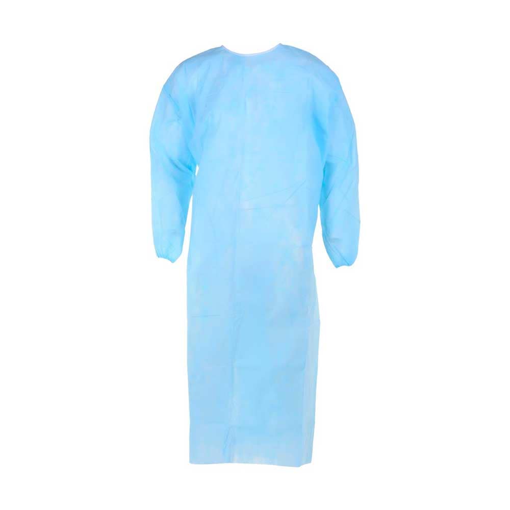 Bata de Plástico descartável Azul - R. Leite